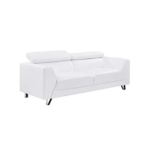 Global Furniture Pluto Sofa, White