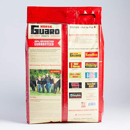 Horse Guard Glow 40 lb, Aids in Weight Gain and Improves Coat and Condition, Includes Omega-3’s