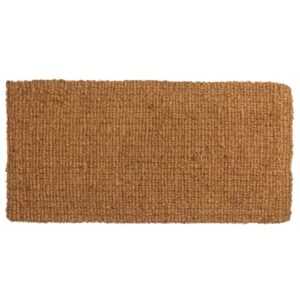 Creative Co-Op Bonjour/Au Revoir Natural Coir Doormat, 32" x 16"