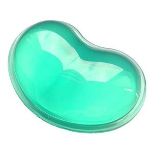 letgoshop silicone gel wrist rest heart-shaped translucence ergonomic mouse pad cool hand pillow effectively wrist fatigue(green)