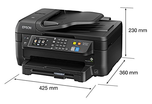 Epson WF-2760 All-in-One Wireless Color Printer with Scanner, Copier, Fax, Ethernet, Wi-Fi Direct & NFC, Amazon Dash Replenishment Ready