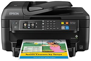 epson wf-2760 all-in-one wireless color printer with scanner, copier, fax, ethernet, wi-fi direct & nfc, amazon dash replenishment ready