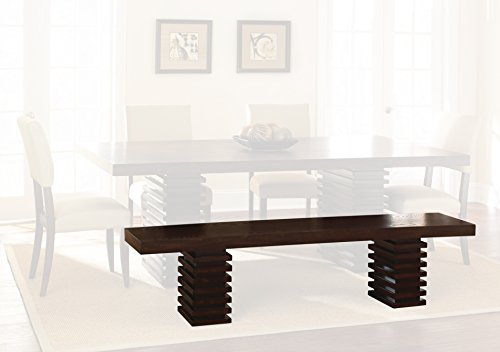 Steve Silver Company Briana Bench, 72" W x 15" D x 18" H, Brown