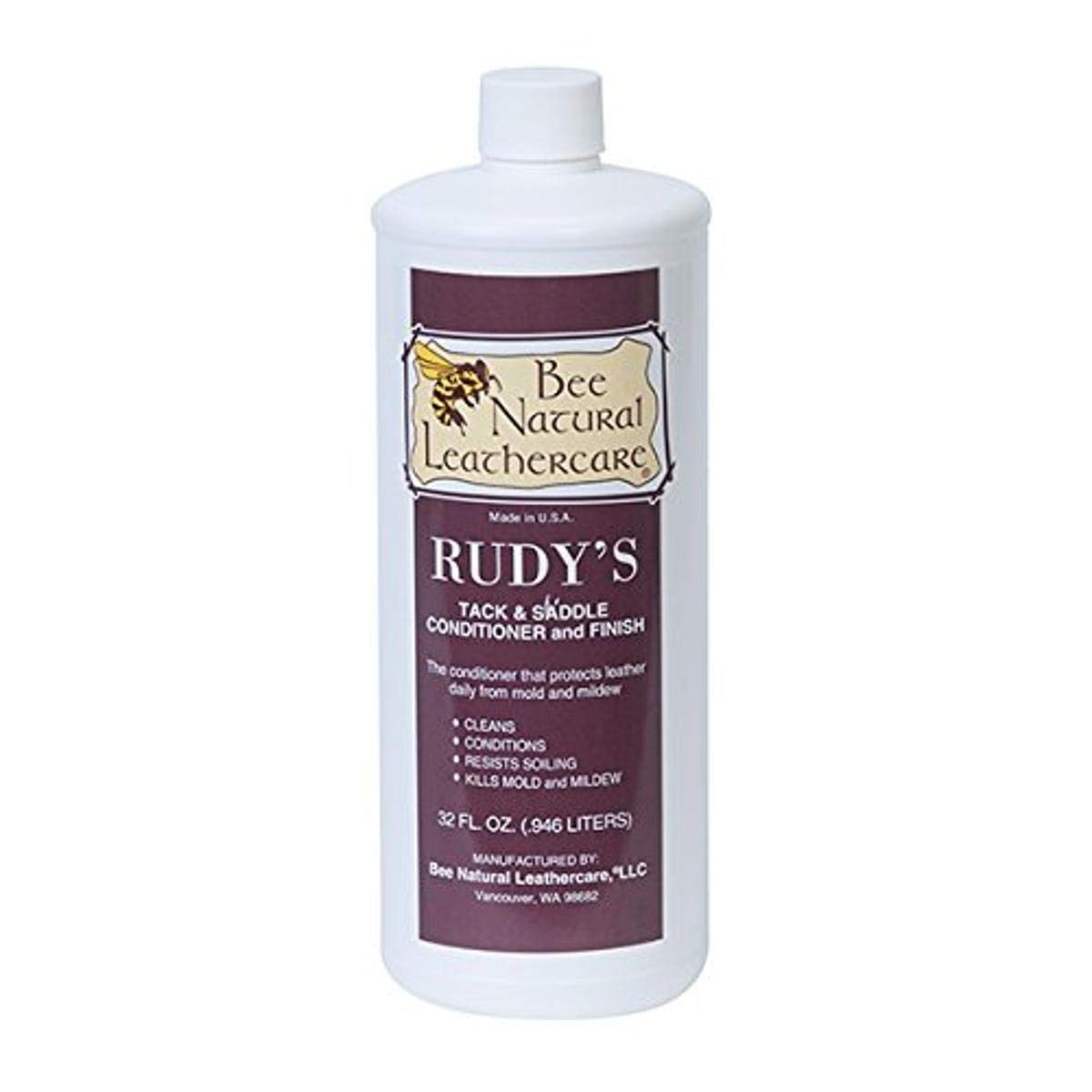 Bee Natural Rudy's Leather Conditioner, 1 pint, Clear