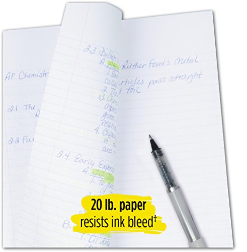 Five Star Filler Paper, College Ruled, Reinforced, Loose Leaf Paper, 11 x 8.5", 100 Sheets/Pack Pack Of 3, 17010