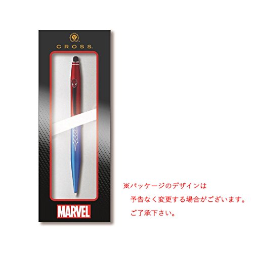 Cross Tech2 Refillable Ballpoint Pen, Medium Ballpen With Stylus - Marvel Spider Man