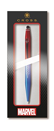 Cross Tech2 Refillable Ballpoint Pen, Medium Ballpen With Stylus - Marvel Spider Man