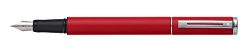 Sheaffer Award Matte Red Fountain Pen with Medium Nib (E0919153)