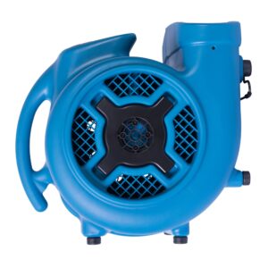 XPOWER P-830 Pro 1 HP 3600 CFM Centrifugal Air Mover, Carpet Dryer, Floor Fan, Blower, for Water Damage Restoration, Janitorial, Plumbing, Home Use…