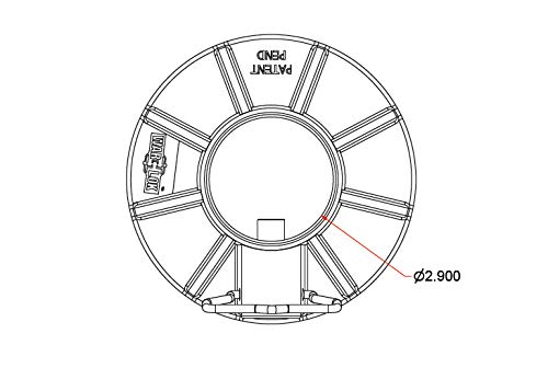 WAR-LOK TKP-10 5th Wheel King Pin Lock, Anti-Theft Trailer, Heavy Duty Steel