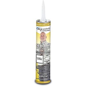 dicor corp 551lsv-1 non-leveling/non-sag lap sealant (ivory)