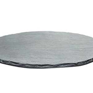 Fox Run 3808 Slate Cheese Board, Round Gray, 12 x 12 x 0.25 inches