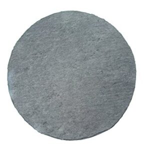 Fox Run 3808 Slate Cheese Board, Round Gray, 12 x 12 x 0.25 inches