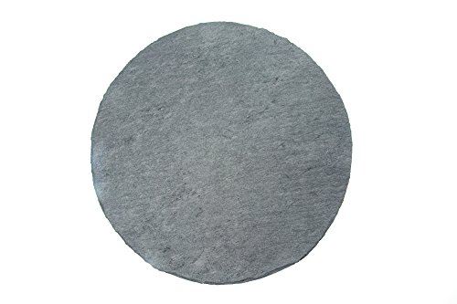 Fox Run 3808 Slate Cheese Board, Round Gray, 12 x 12 x 0.25 inches