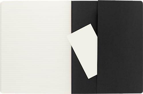 Moleskine Cahier Journal, Soft Cover, XXL (8.5" x 11") Ruled/Lined, Black, 120 Pages (Set of 3)