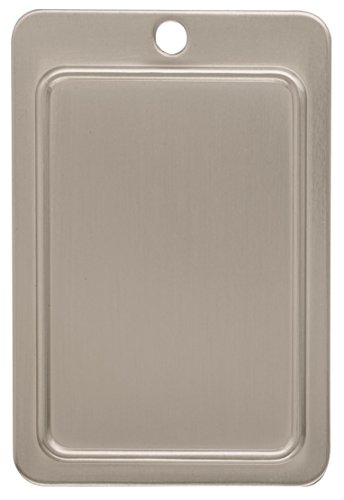 Amerock | Cabinet Cup Pull | Satin Nickel | 3 inch (76 mm) Center to Center | Sea Grass | 1 Pack | Drawer Pull | Drawer Handle | Cabinet Hardware