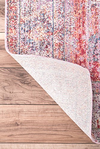 nuLOOM Elmer Vintage Medallion Area Rug, 7' 10" x 10' 10", Blush