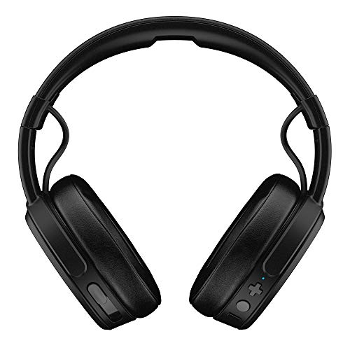 Skullcandy Crusher Wireless Over-Ear Bluetooth Headphones for iPhone and Android with Microphone / 40 Hours Battery Life / Extra Bass Tech / Great for Music, School, Workouts, and Gaming - Black