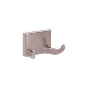 design house millbridge double robe hook, satin nickel #539197