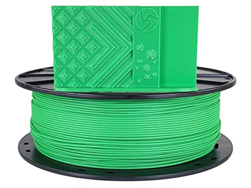 3D Fuel Standard PLA+ 3D Printing Filament, Made in USA with Dimensional Accuracy +/- 0.02 mm, 1 kg 1.75 mm Spool (2.2 lbs) in Grass Green