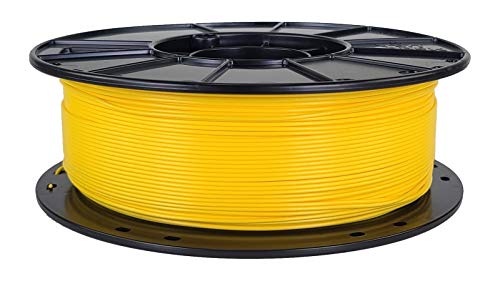 3D Fuel Standard PLA+ 3D Printing Filament, Made in USA with Dimensional Accuracy +/- 0.02 mm, 1 kg 1.75 mm Spool (2.2 lbs) in Daffodil Yellow