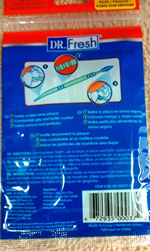 3 pk x (100 ct each) 300 Total Soft Bristle Dental Floss Picks, Interdental Brush, Toothpicks, Flexible Deep Clean