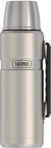 thermos stainless king vacuum-insulated beverage bottle, 40 ounce, matte steel