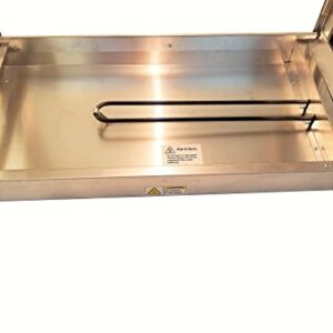 HeatMax 30x15x20 Commercial Food Warmer, Pizza, Pastry, Patty, Empanada, Catering, Concession, Fund Raising, Heated Display Case - Made in USA with Service and Support