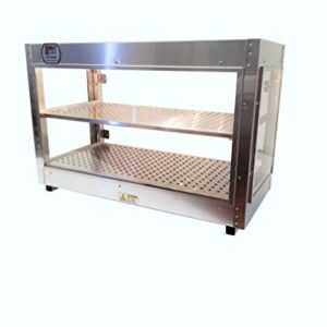 HeatMax 30x15x20 Commercial Food Warmer, Pizza, Pastry, Patty, Empanada, Catering, Concession, Fund Raising, Heated Display Case - Made in USA with Service and Support