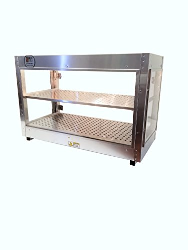 HeatMax 30x15x20 Commercial Food Warmer, Pizza, Pastry, Patty, Empanada, Catering, Concession, Fund Raising, Heated Display Case - Made in USA with Service and Support