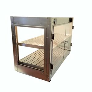 HeatMax 30x15x20 Commercial Food Warmer, Pizza, Pastry, Patty, Empanada, Catering, Concession, Fund Raising, Heated Display Case - Made in USA with Service and Support