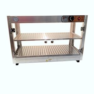 HeatMax 30x15x20 Commercial Food Warmer, Pizza, Pastry, Patty, Empanada, Catering, Concession, Fund Raising, Heated Display Case - Made in USA with Service and Support