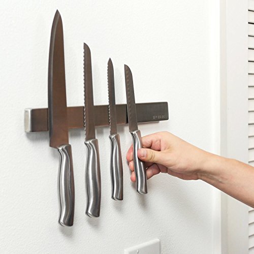 Magnetic Knife Bar 15 Inch, Stainless steel Strong Magnet Knife Holder