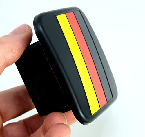 German Flag Trailer Hitch Cover Tube Plug Insert Fits 2" Receivers