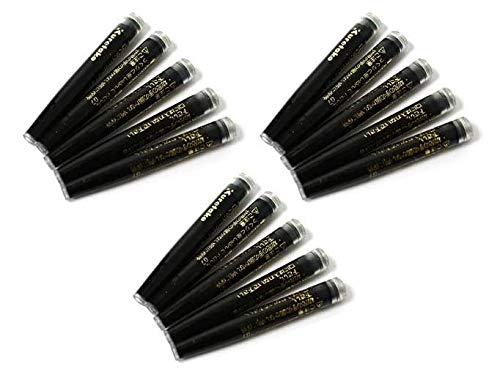 [3 Set!!! / 15pcs!!!] Kuretake Sumi Brush Pen Refill Ink Cartridges DAN105-99H from Japan