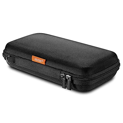 GLCON Portable Protection Hard EVA Case for External Battery,Cell Phone,GPS,Hard Drive,USB Charging Cable,Carrying Bag Mesh Inner Pocket,Zipper Enclosure,Durable Exterior,Universal Travel Pouch Bag