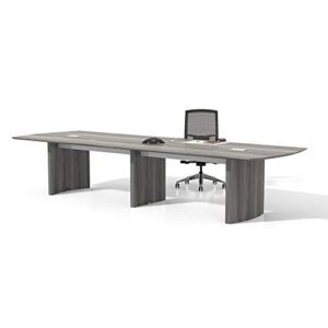 Safco Products Medina Table, 14', Gray Steel