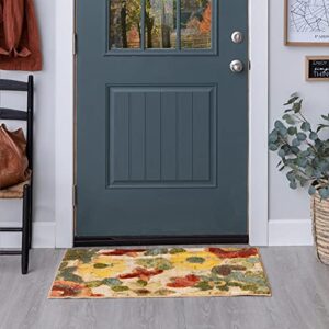 mohawk home wildflower area rug, 2 ft x 3 ft 4 in, light multi