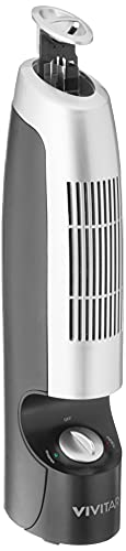 Vivitar PA-705 Air Purifier and Ionizer, Black