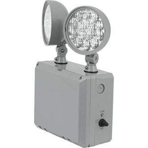 progress commercial pe2wl-82 led emergency light, grey