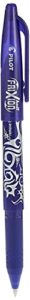 pilot frixion ball 0.7mm erasable gel pens, fine point, blue ink, pack of 6