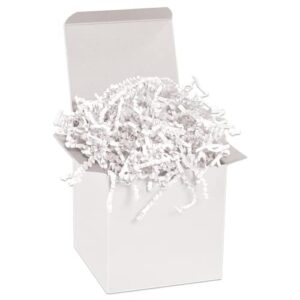 box usa crinkle paper 10 lb. white, 1-pack | packaging paper for shipping, moving, and storage supplies