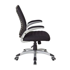 Work Smart Mesh Seat and Screen Back Managers Chair, Purple