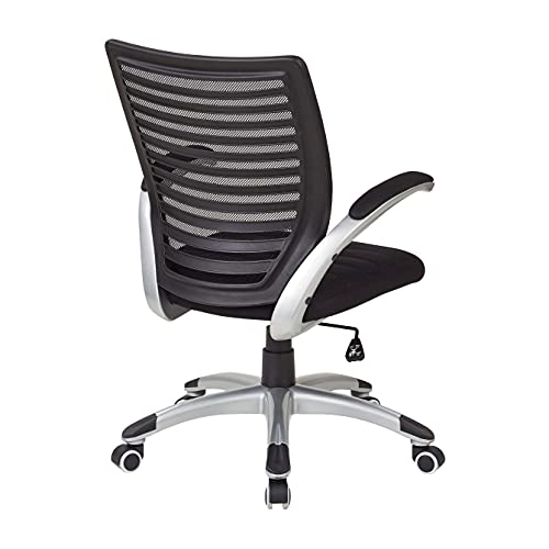 Work Smart Mesh Seat and Screen Back Managers Chair, Purple