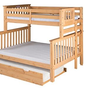 Camaflexi Santa Fe Bunk, Twin over Full, Natural