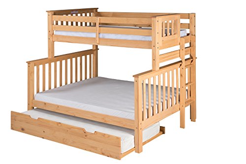 Camaflexi Santa Fe Bunk, Twin over Full, Natural