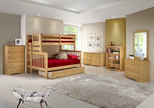 Camaflexi Santa Fe Bunk, Twin over Full, Natural