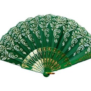 Feng Shui Import Green Hand Fan