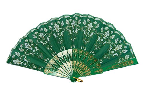 Feng Shui Import Green Hand Fan