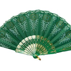 Feng Shui Import Green Hand Fan